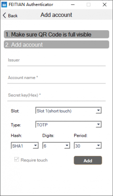 FEITIAN Authenticator tool Usage for Windows – FIDO Security Keys