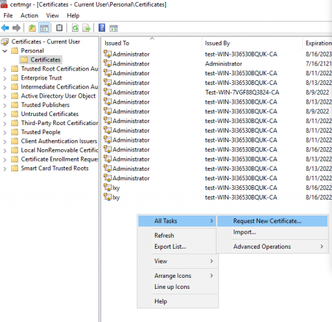 Enroll Windows Smart Card Logon Certificates On Behalf of Other Users ...