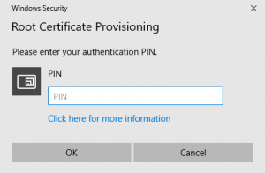 Other Configurations About Windows CA for PIV Smart Card Logon – FIDO Security Keys