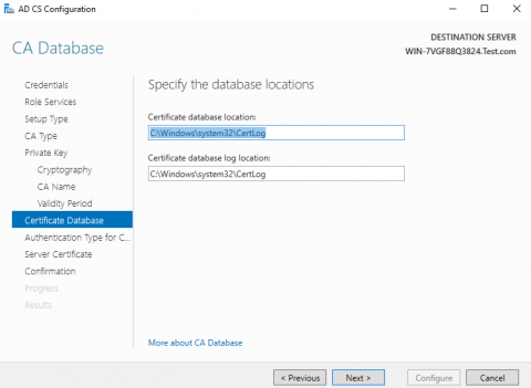 Windows Server CA configuration – FIDO Security Keys