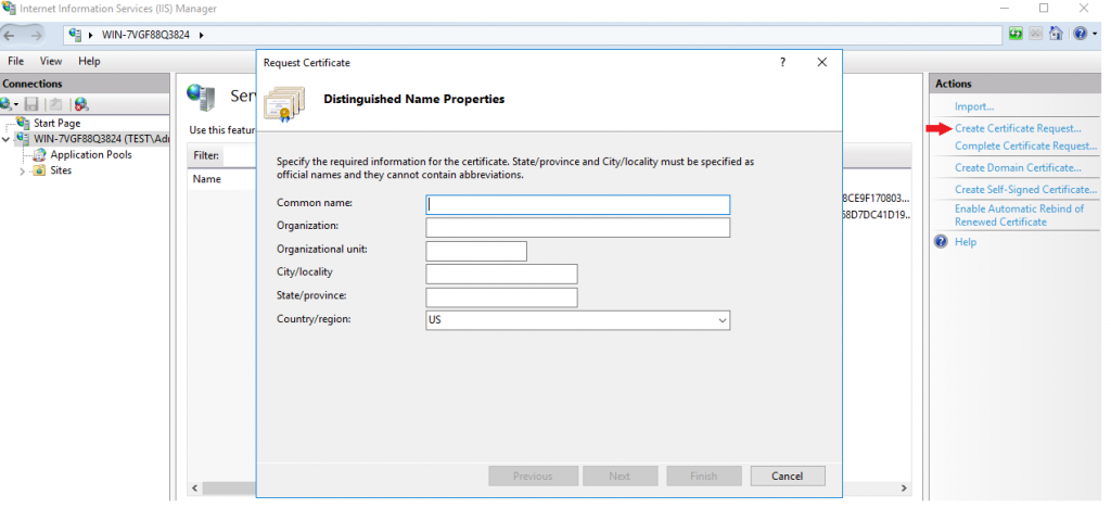 Windows Server CA configuration – FIDO Security Keys